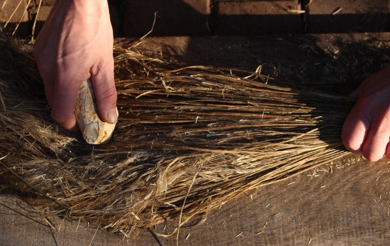 Processing Flax – The Prehistoric Workshop